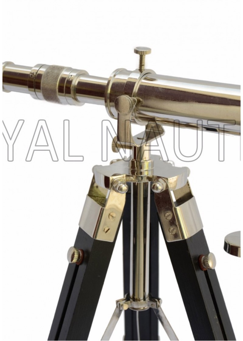 Chrome Finish Telescope With Stand